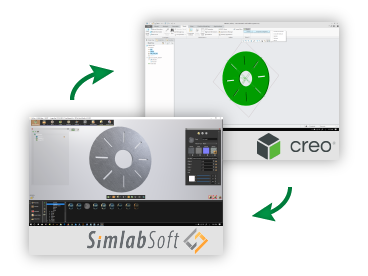 Simlab 3D Products - Simlab Composer Integration with Creo