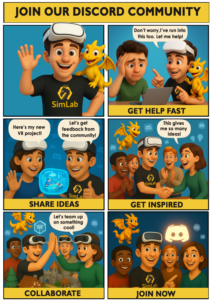 Join the SimLab Discord Community – Collaborate, Create, and Get Inspired in VR! • SimLab Soft Blog